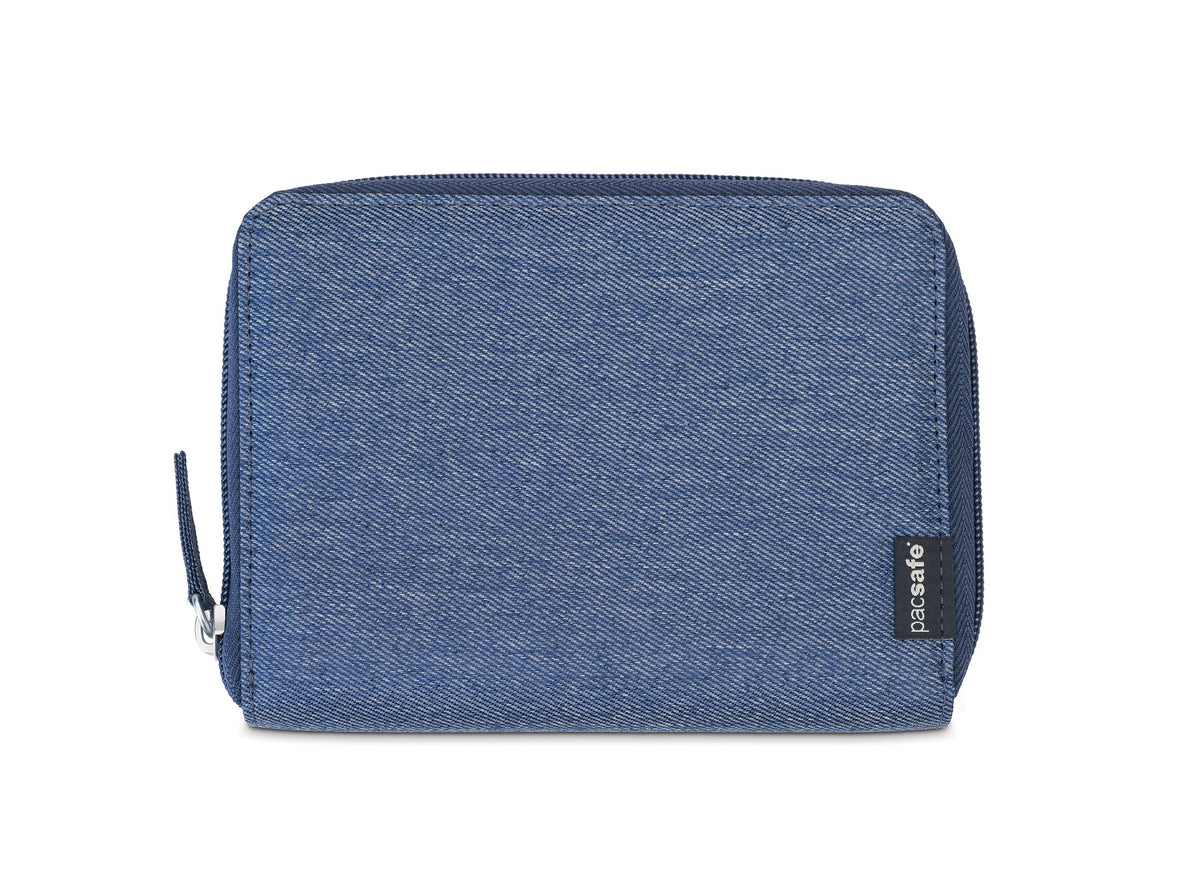 Pacsafe RFIDsafe™ LX150 RFID Blocking Zippered Passport Wallet — Jet ...